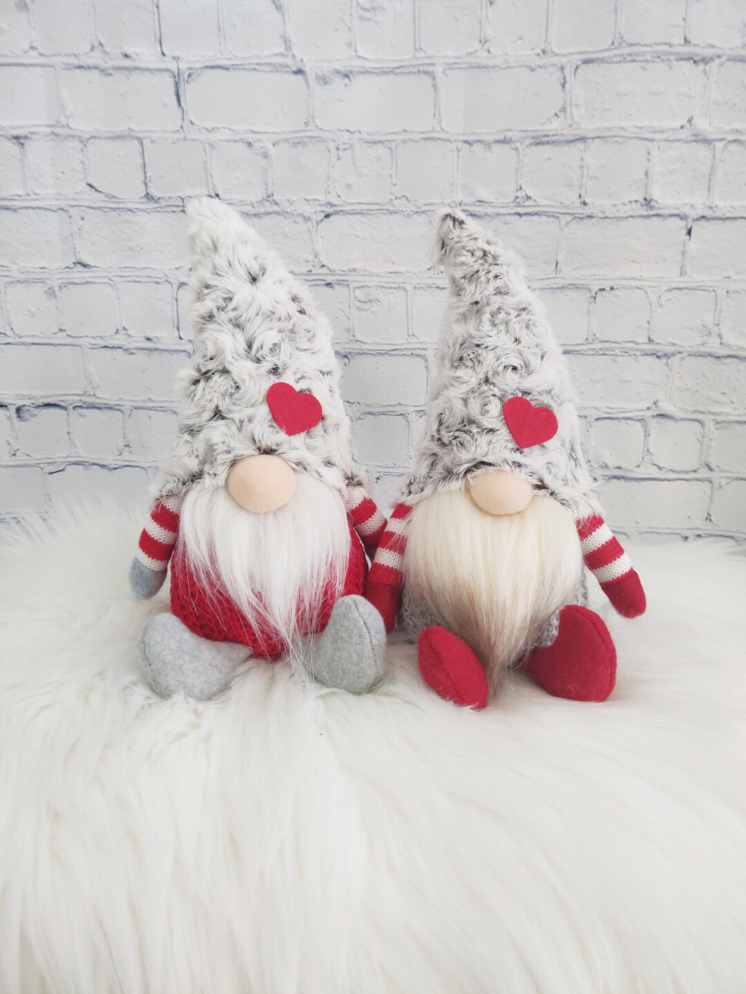 Valentine's Day Plush Gnome: Tier Tray Decor, Thinking of You Gift - Etsy