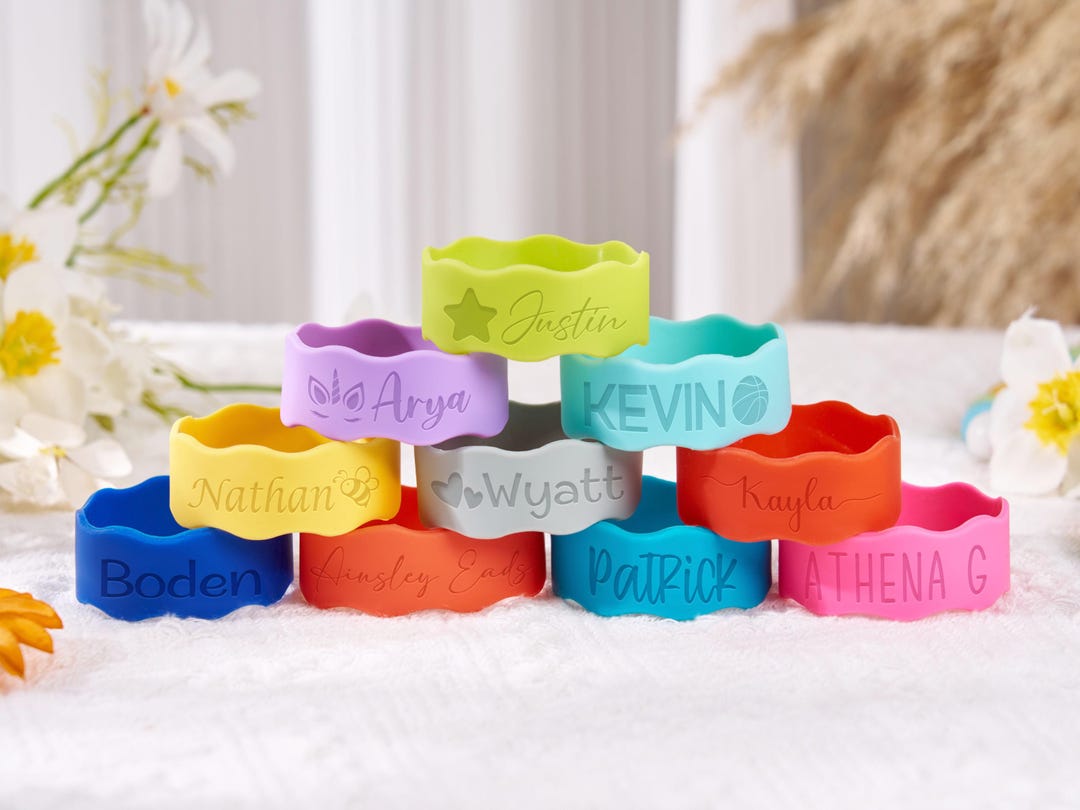 Personalized Bottle Labels,bottle Bands for Kid,cup Label Bands,sippy ...