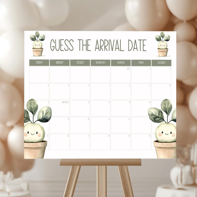 Little Sprout Baby Shower Bundle - Little Sprout Baby Shower Decor ...