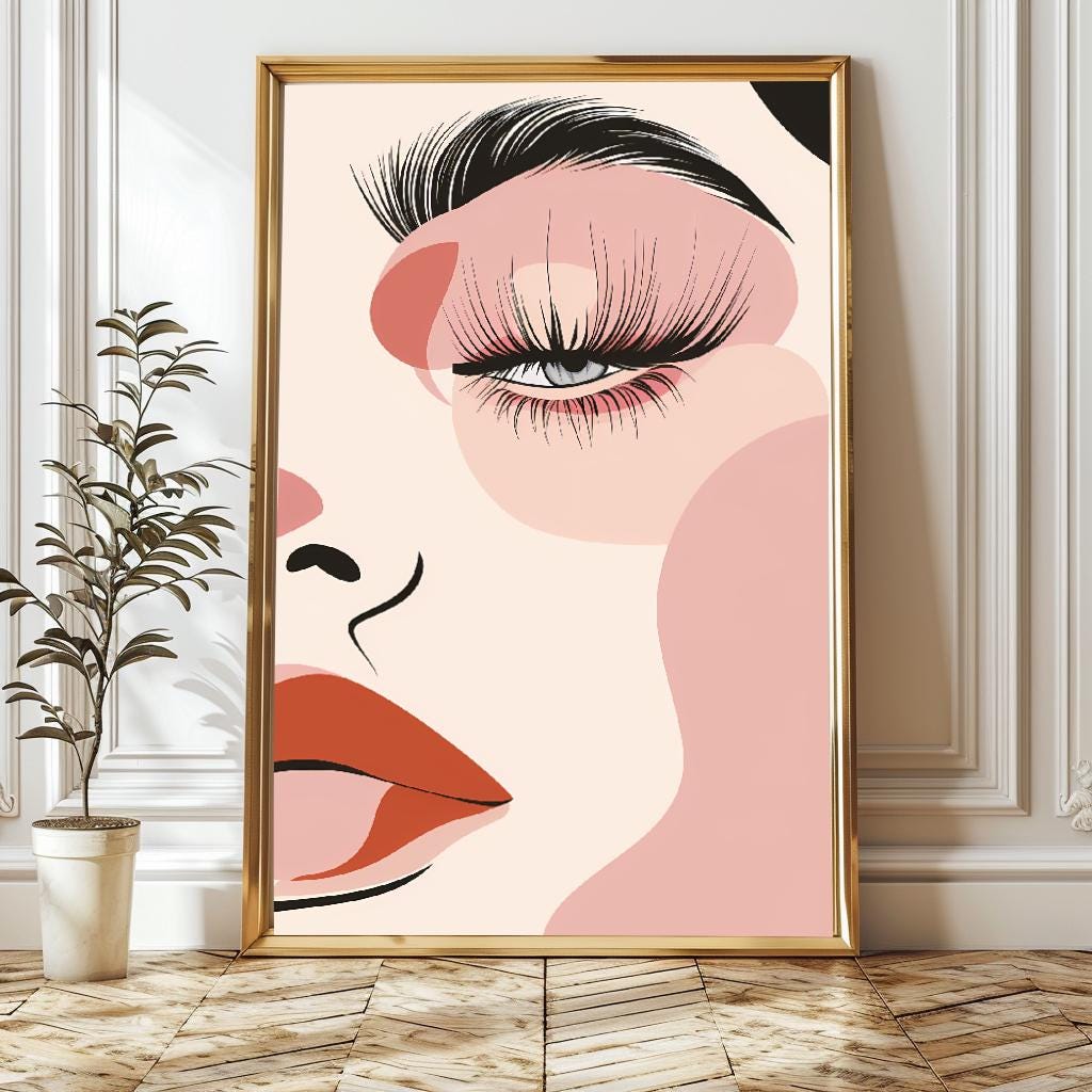 Minimalist Esthetician Poster, Las Tech Brow Tech Print, Esthetician ...