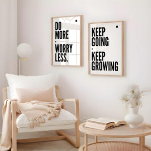 Positive Affirmation Digital Wall Art Set of 3 Motivational Posters ...