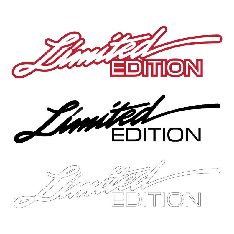 Limited Edition Logo SVG & PNG Digital Download / Limited Edition ...