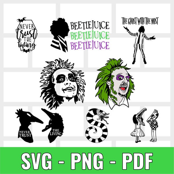 Beetlejuice Svg - Etsy