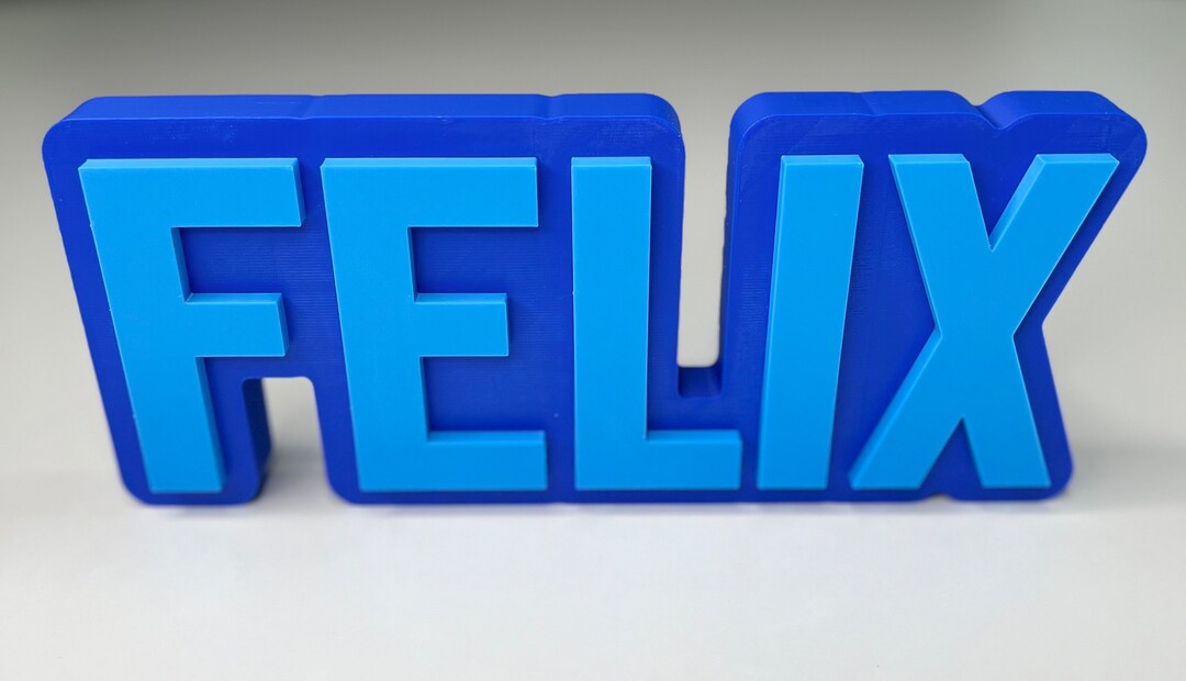 Name Plate- 3D Printed Name Plate - Custom 3D Name Plate - Custom Desk ...