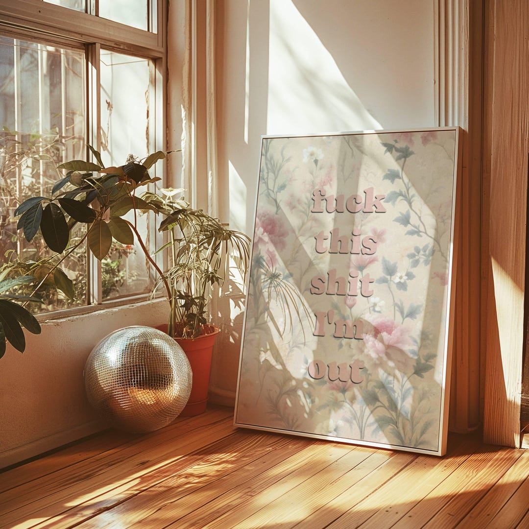 Self Care Art Print, Digital Download Print, Cute Wall Art ...