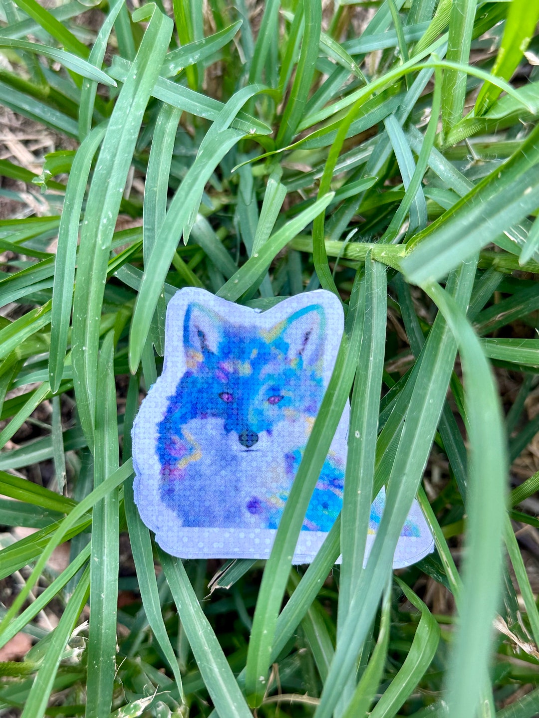 Multicolored Fox Sticker - Etsy