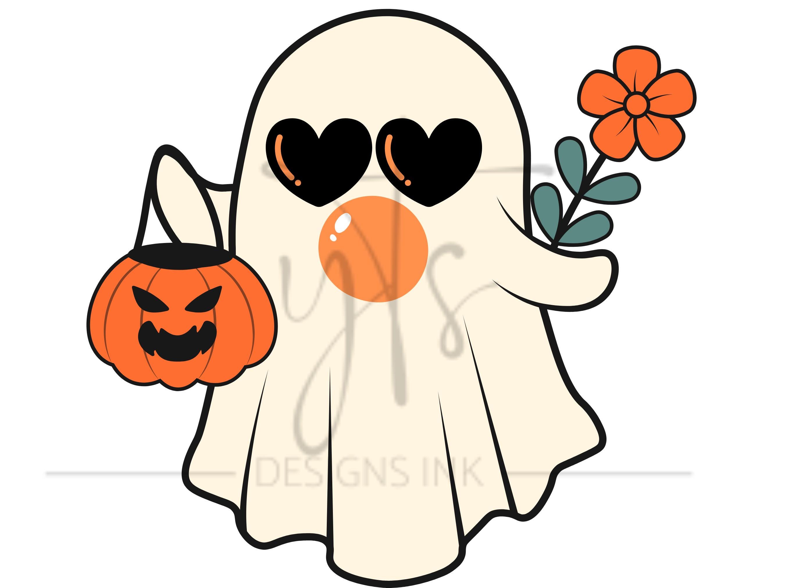 Halloween Bubblegum Ghost PNG/JPG - Etsy