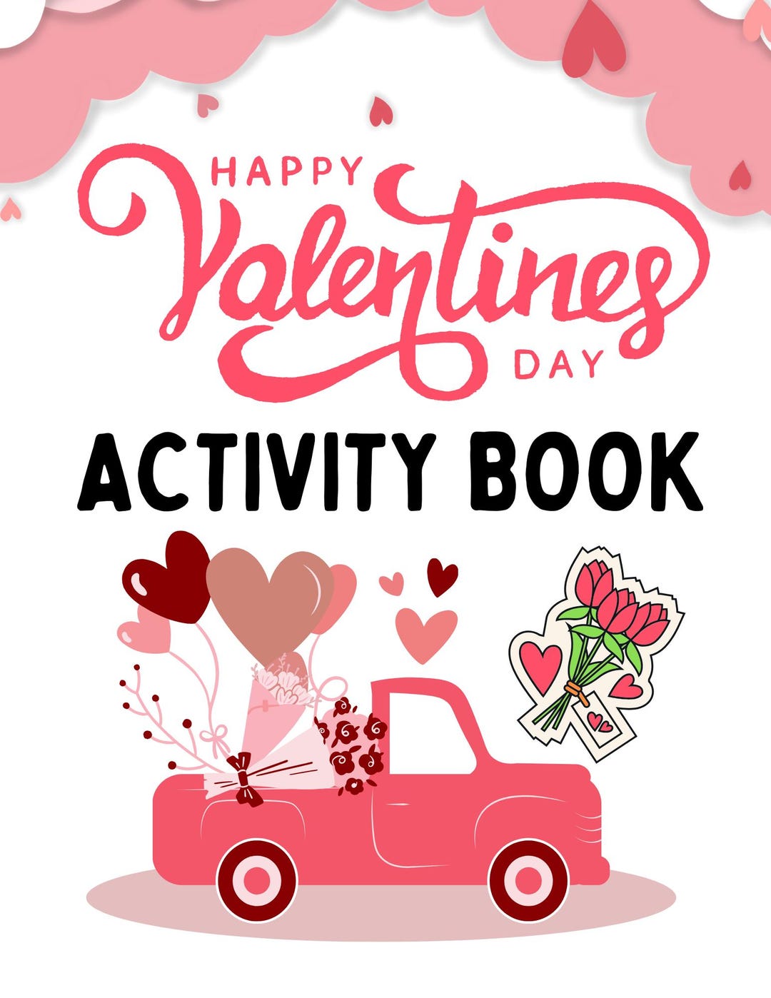 Printable Valentine Activity Bookc - Etsy