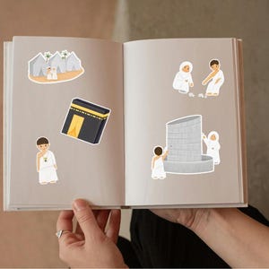 Islamic Printable Stickers Png - Hajj Stickers - Print and Cut Sticker ...