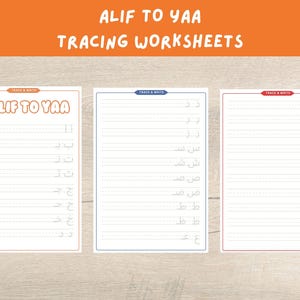 Arabic Alphabet Learning Bundle for Kids 8 Worksheets & Certificate ...
