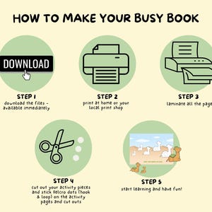 Islamic Busy Book - Quiet Book for Toddlers - Muslim Kids Learning ...