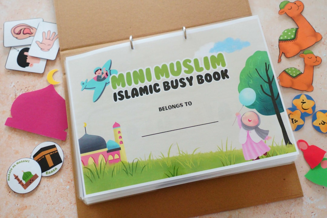 Islamic Busy Book - Quiet Book for Toddlers - Muslim Kids Learning ...