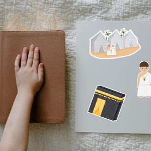 Islamic Printable Stickers Png - Hajj Stickers - Print and Cut Sticker ...