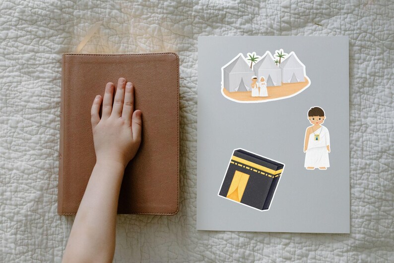 Islamic Printable Stickers Png - Hajj Stickers - Print and Cut Sticker ...