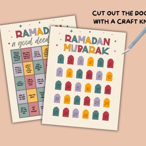 Ramadan Countdown Calendar for Kids - Ramadan Good Deeds - Ramadan ...