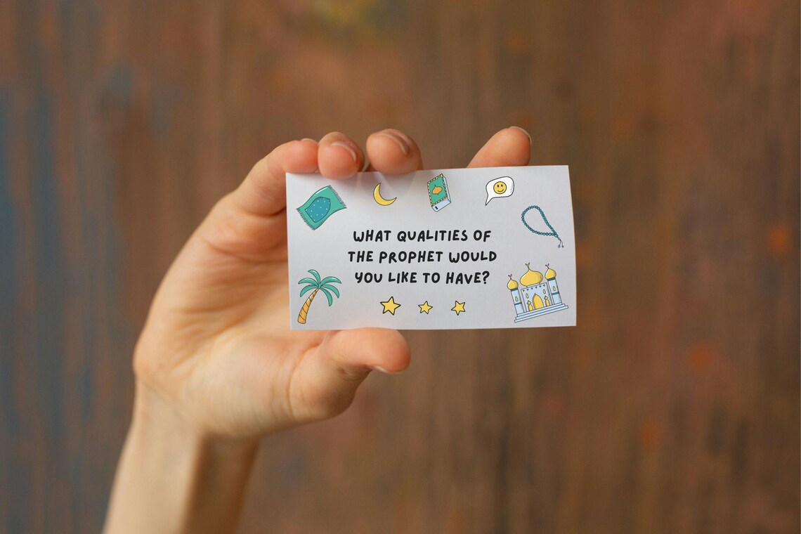Islamic Conversation Cards for Kids - Family Conversation Starter ...