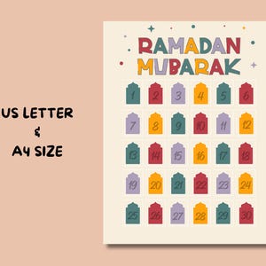 Ramadan Countdown Calendar for Kids - Ramadan Good Deeds - Ramadan ...