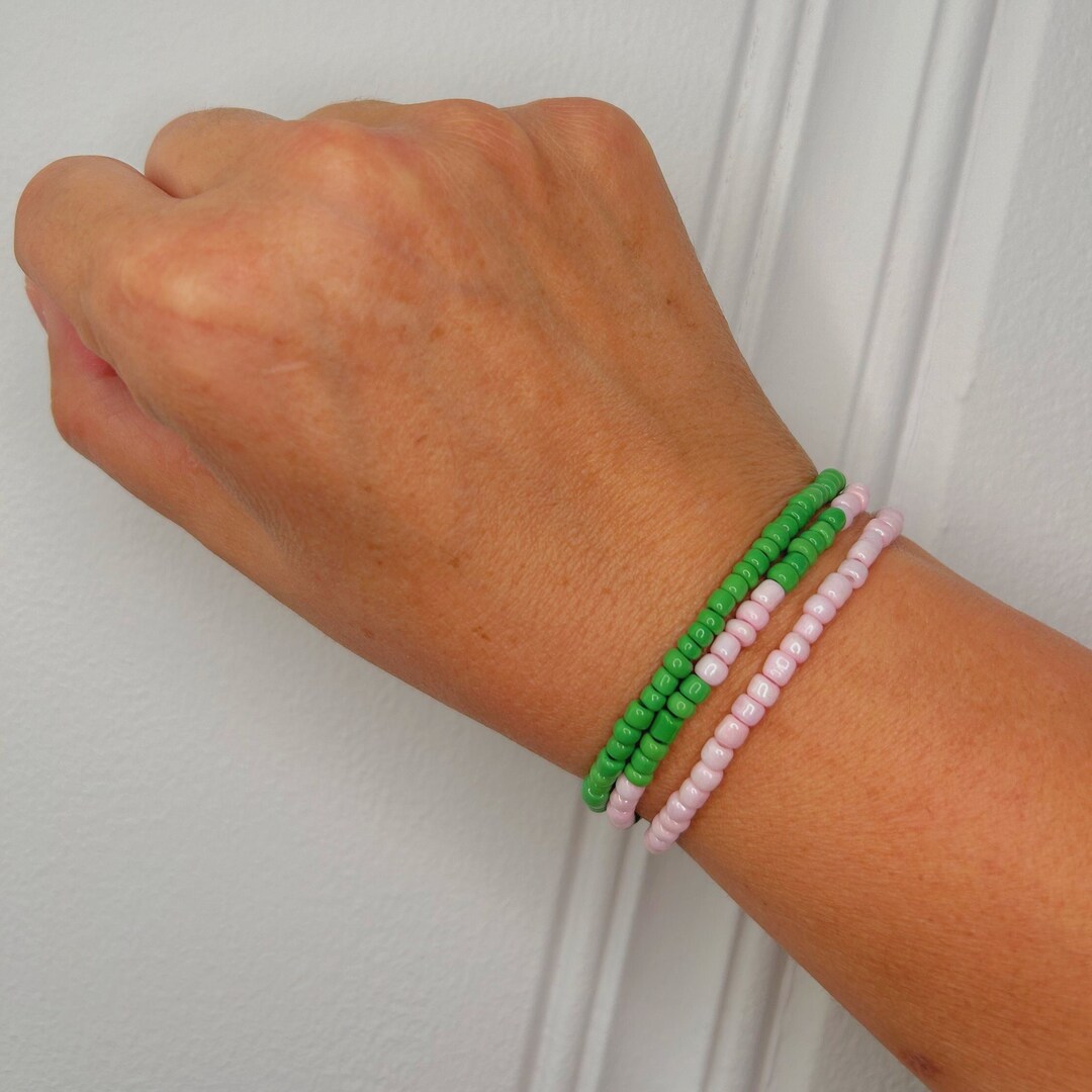 Kamala Harris Bracelet Stack - Pearly Pink - Etsy