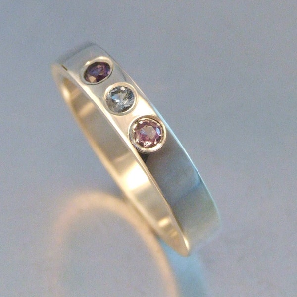 Flush Set Ring - Etsy