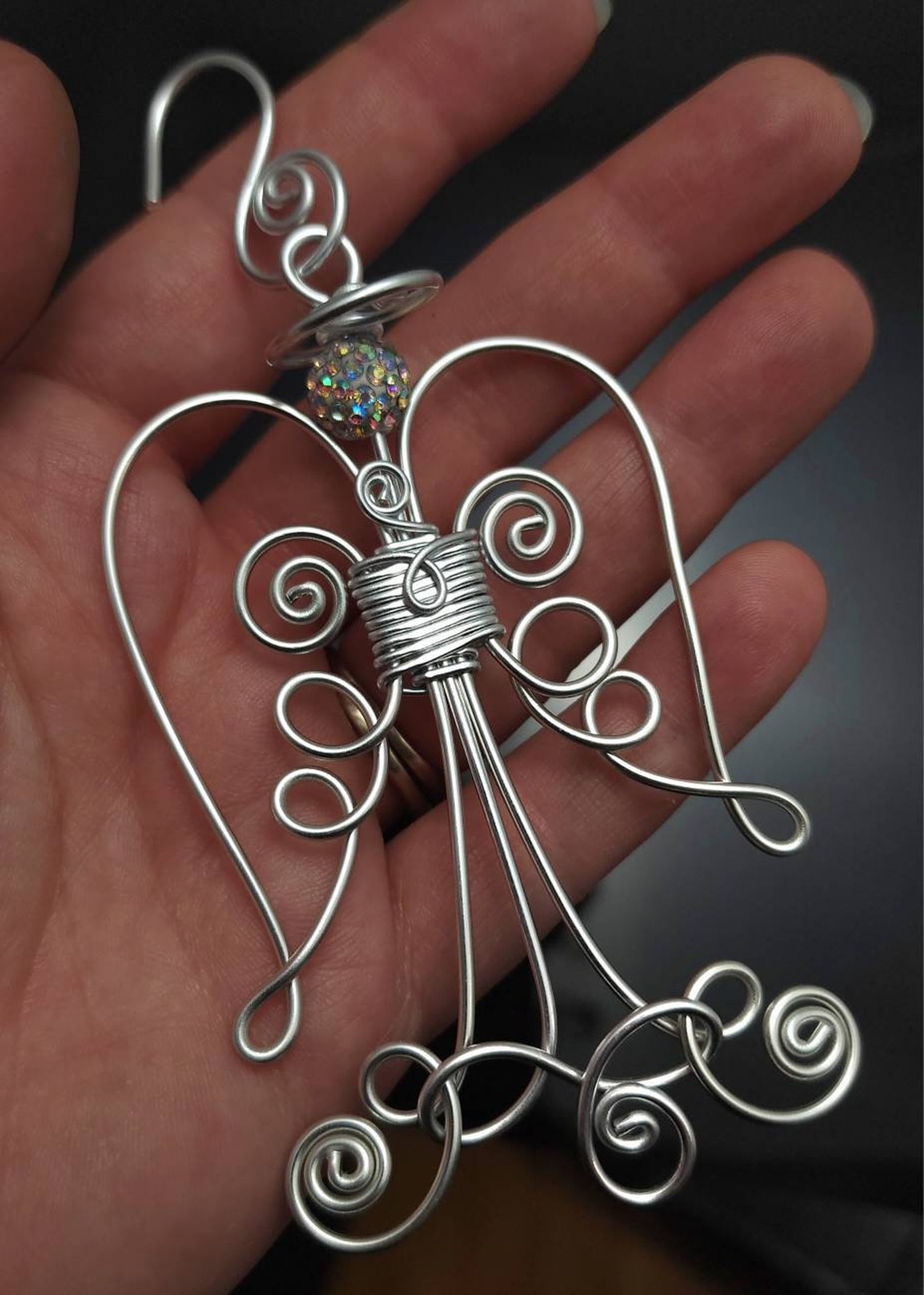 Wire Angel Ornament - Etsy