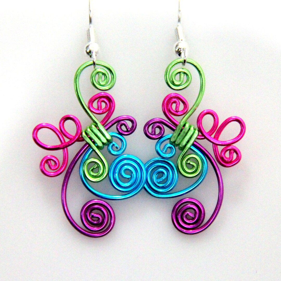 Cute Loop De Loop Earrings - Etsy