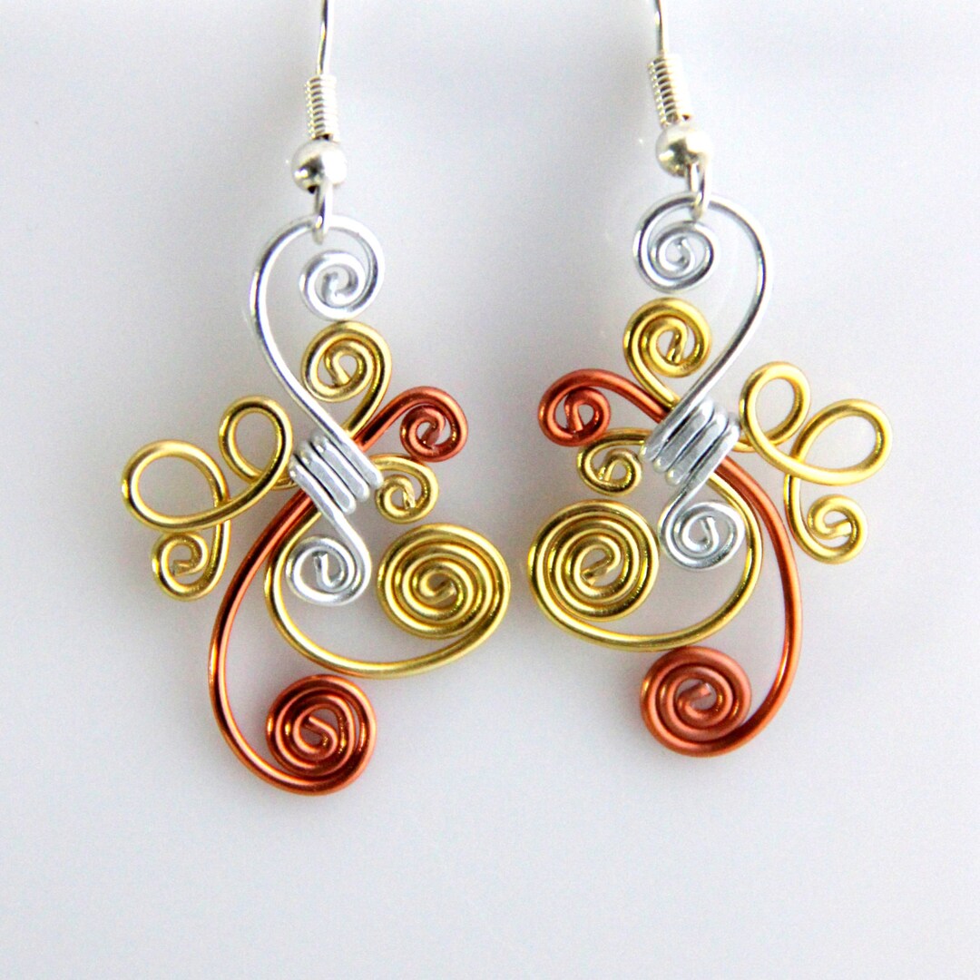Cute Loop De Loop Dangle Earrings - Etsy