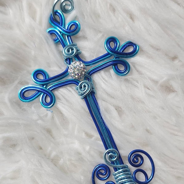 Wire Cross - Etsy