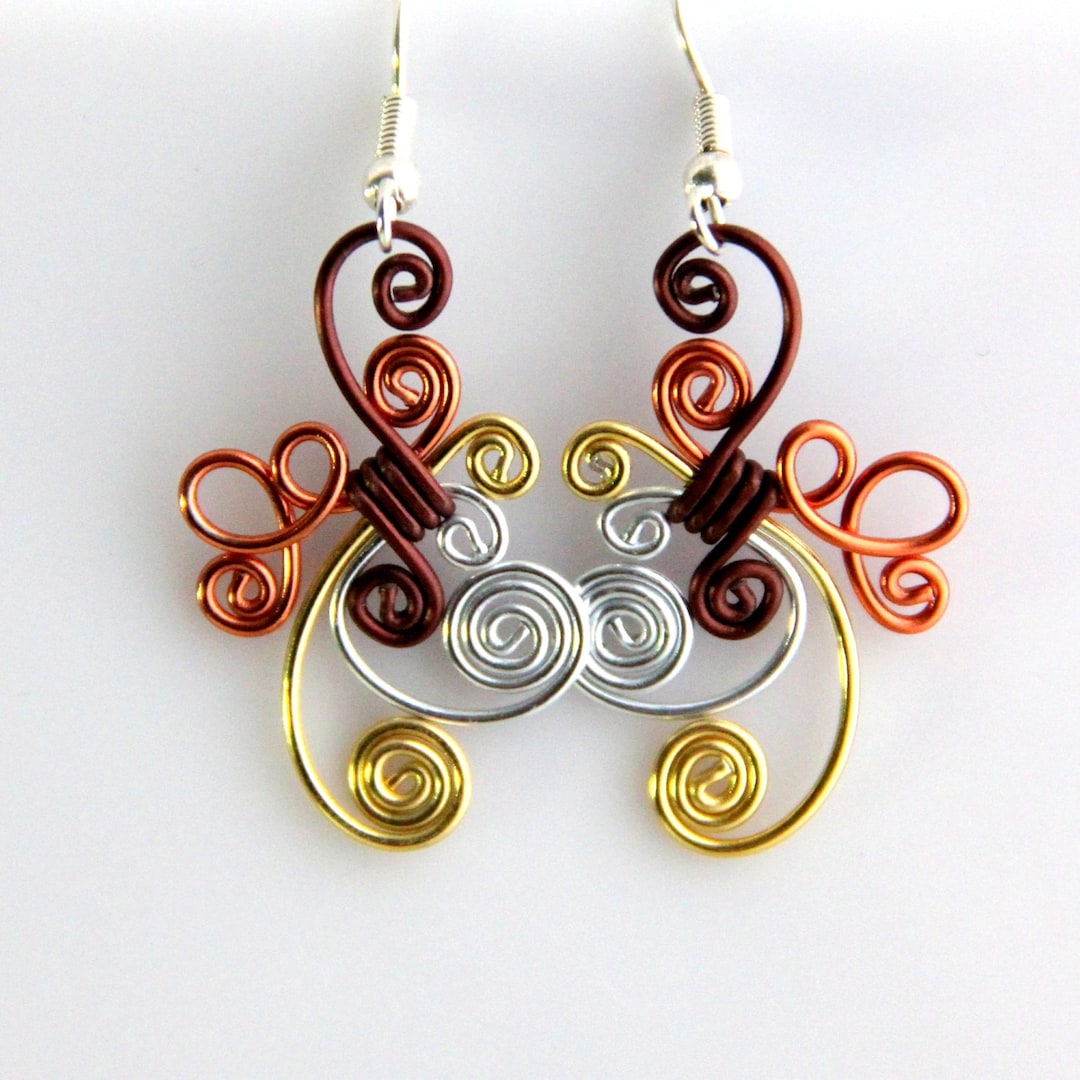 Cute Loop De Loop Dangle Earrings - Etsy