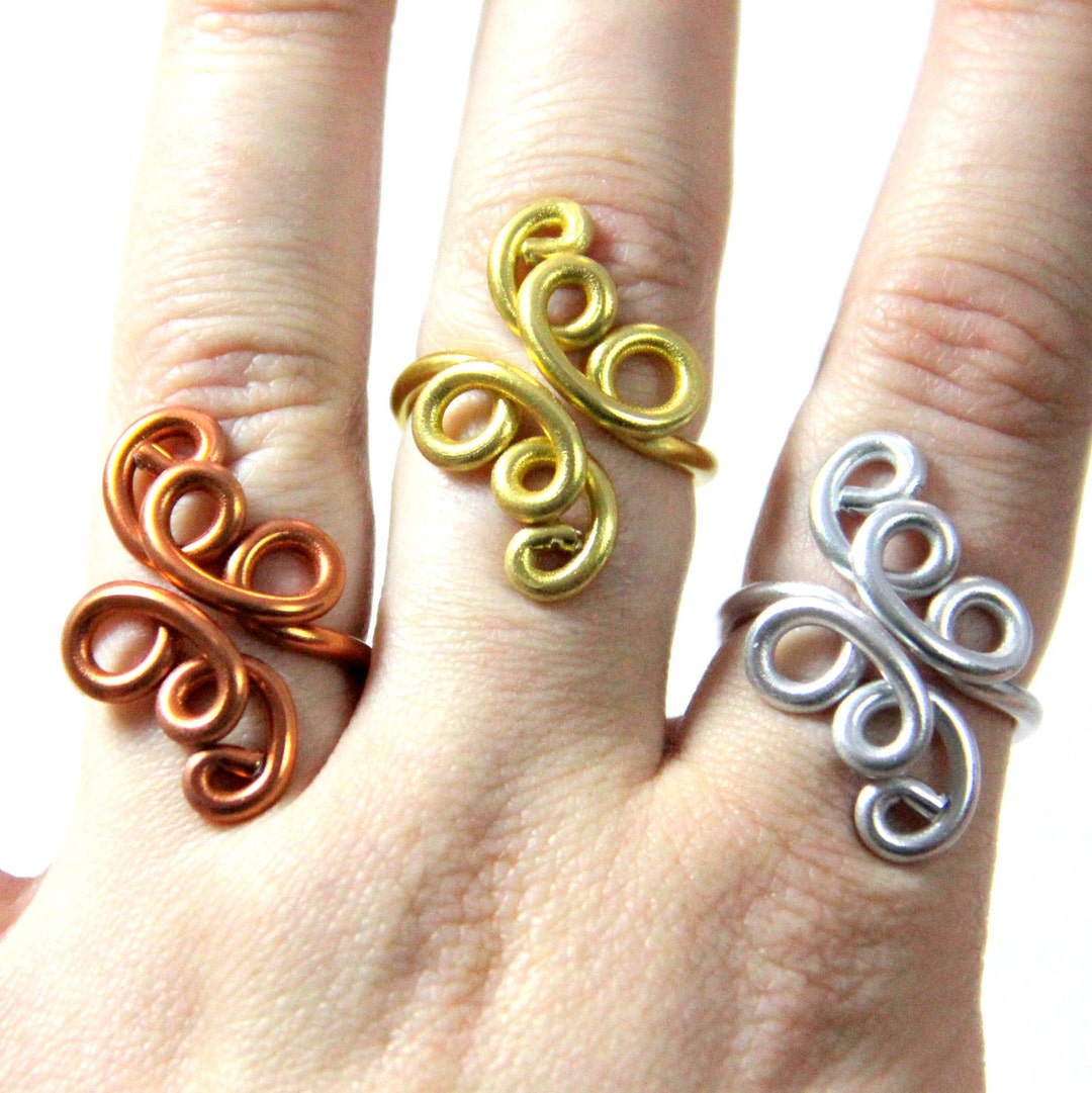 Crazy Diamond Adjustable Ring - Etsy