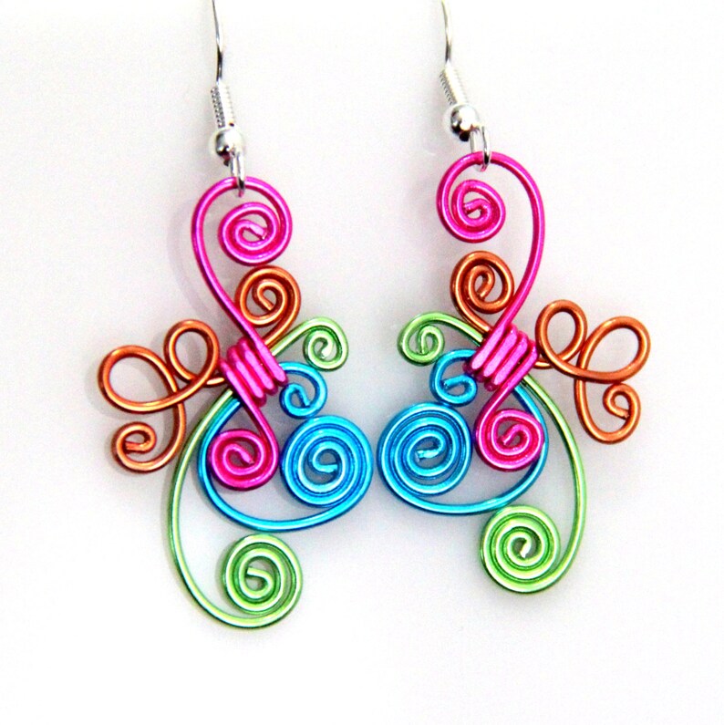 Cute Loop De Loop Earrings - Etsy