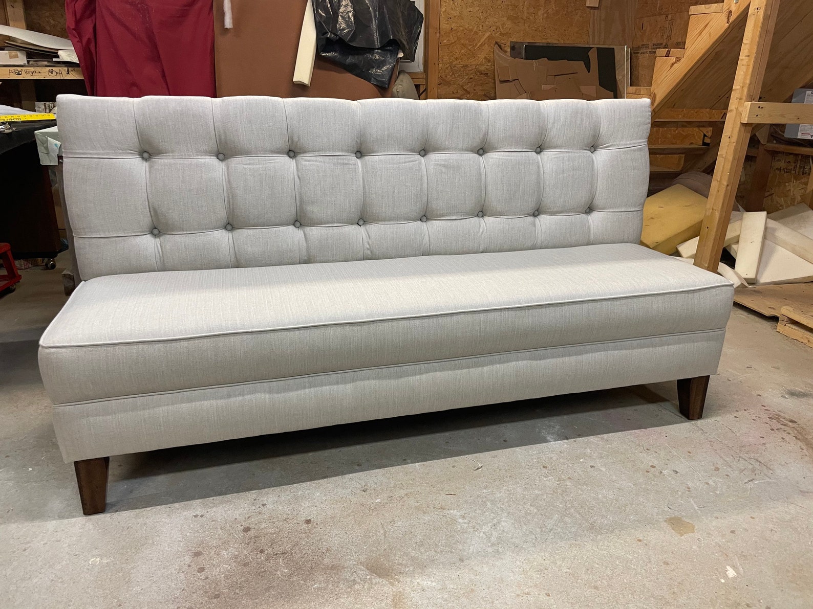 Dining Bench Upholstered Kitchen Bench Custom Kitchen Bench Upholstered ...
