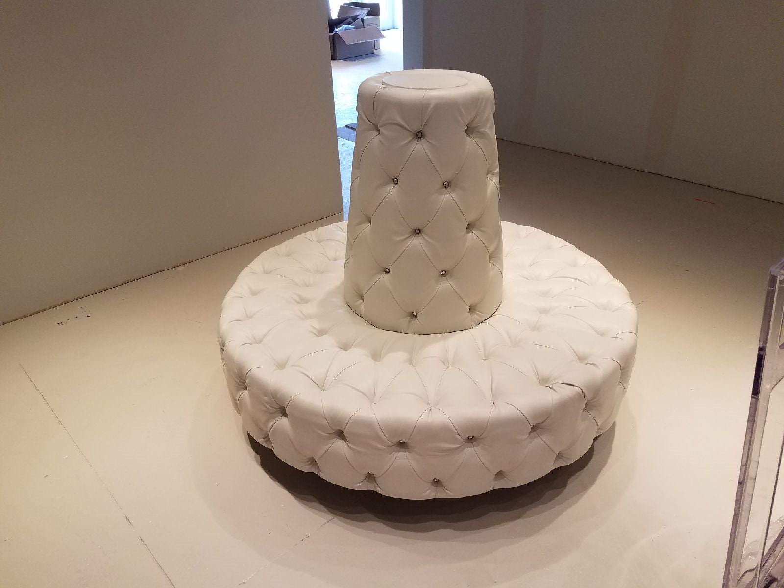 Circle Sofa Round Bench Round Banquette Tufted Booth Lobby | Etsy