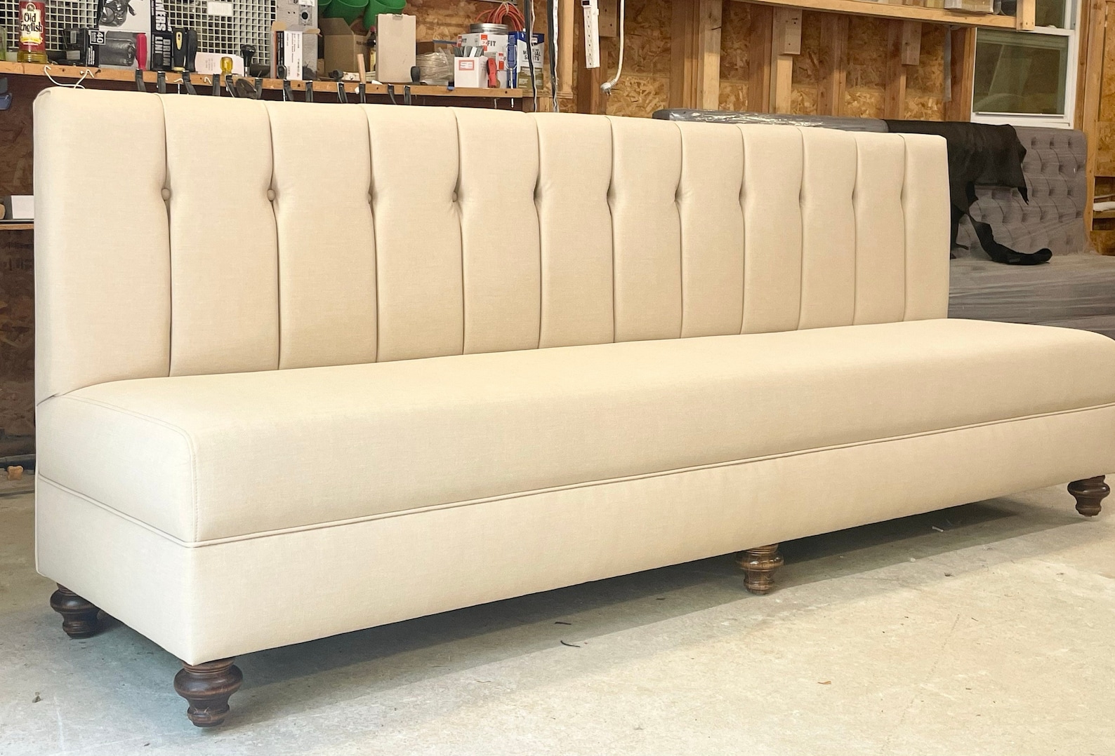 Bench Dining Bench Banquette Nook Upholstered Salon Bench Kitchen ...