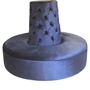 Round Sofa Circular Sofa Tufted Round Circle Sofa Banquette Lobby Booth ...