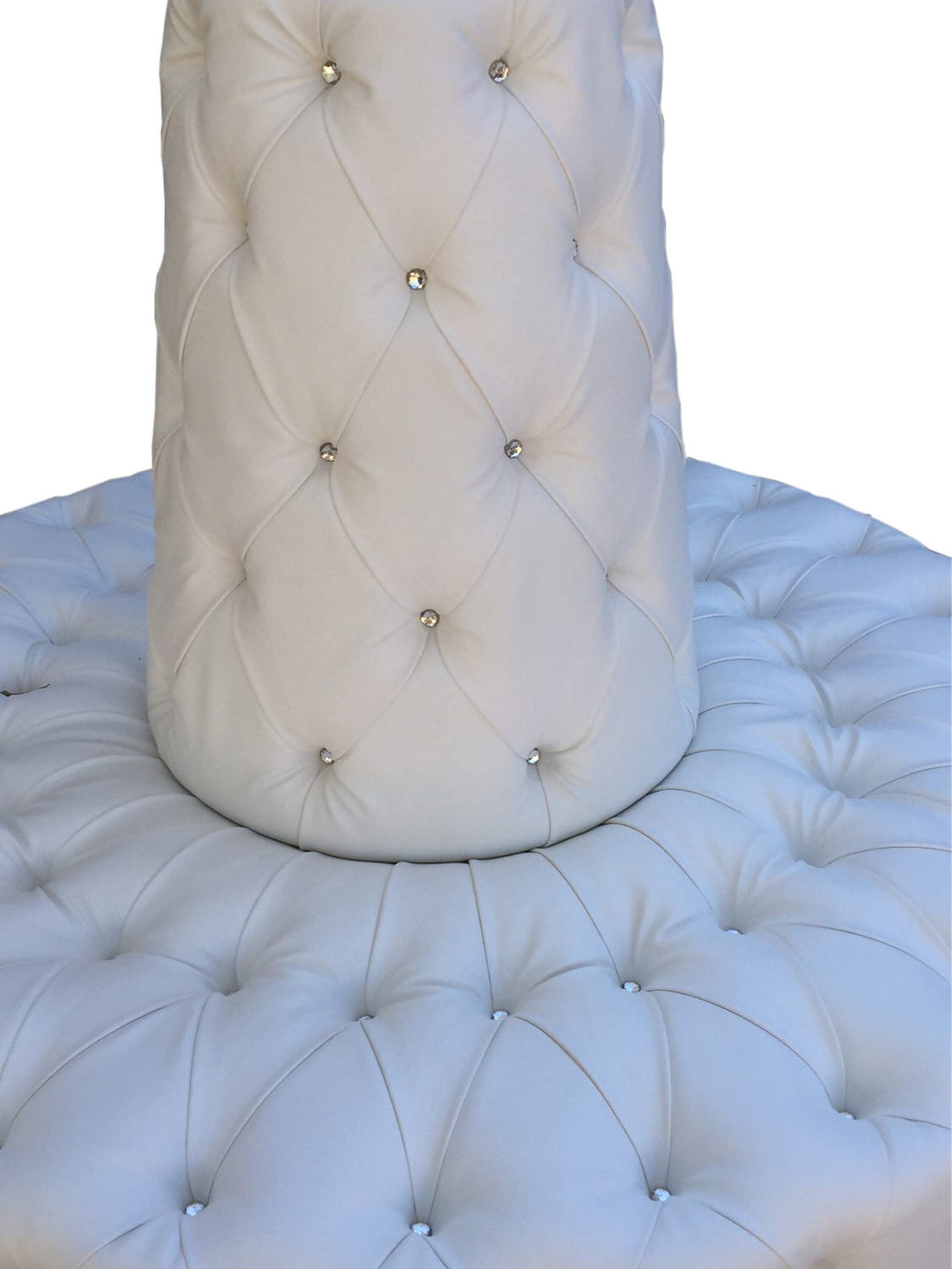Circle Sofa Round Bench Round Banquette Tufted Booth Lobby Booth Round ...