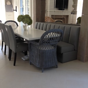 Kitchen Banquette With Channel Back - Etsy