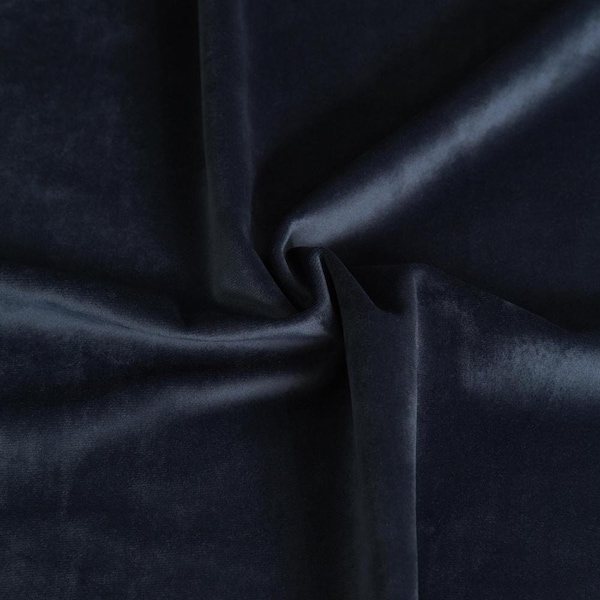Blue Velvet Fabric - Etsy