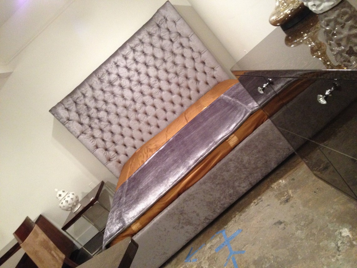 King Size Wing Tufted Bed | Etsy