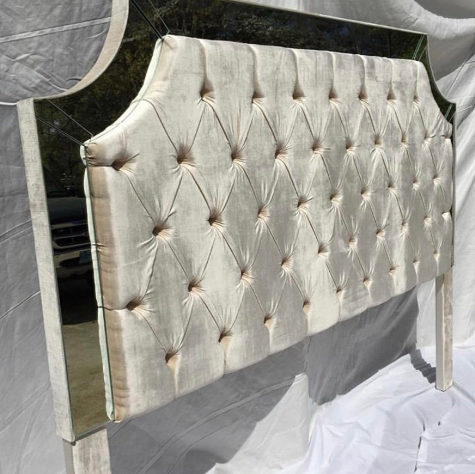Ivory off White Velvet Upholstery Fabric by the Yard - Light Velvet off ...