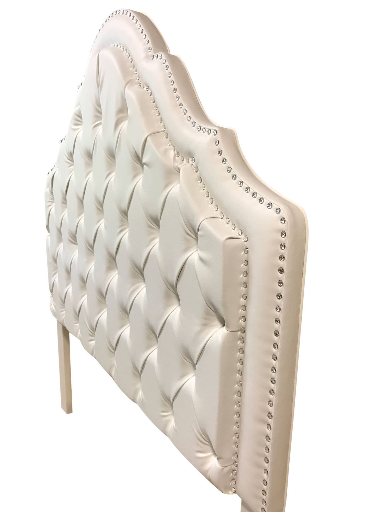 Full Size White Tufted Headboard Upholstered White Tufted - Etsy