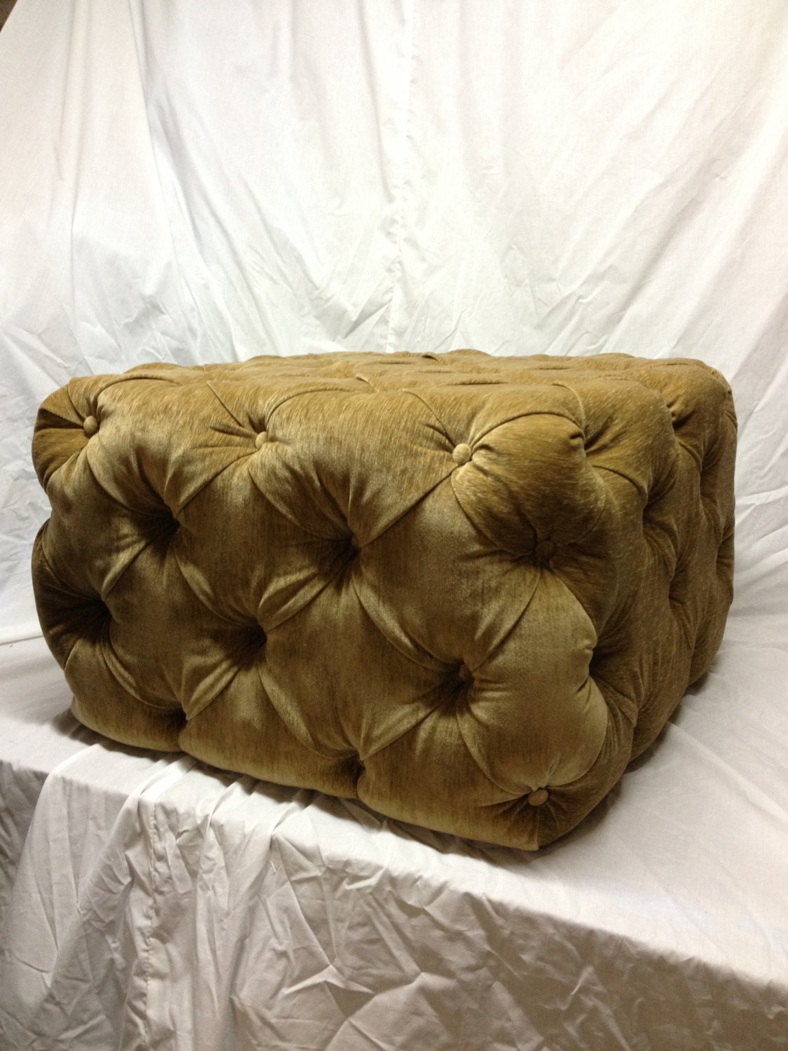 Tufted Square Ottoman Coffee Table Center Table Bench Ottoman - Etsy