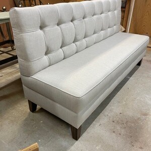 Dining Bench Upholstered Kitchen Bench Custom Kitchen Bench Upholstered ...