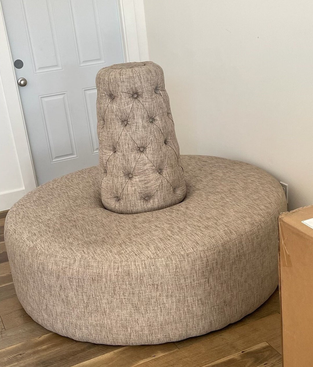 Circle Sofa Round Sofa Bench Banquette Tufted Circular Booth Lobby ...