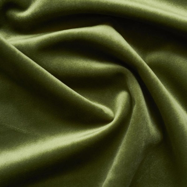 Green Velvet Fabric - Etsy