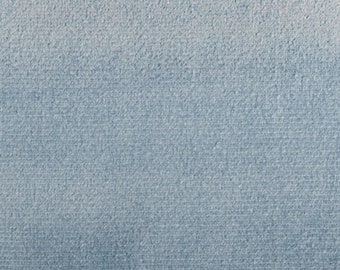 Aqua Polyester Velvet Upholstery Fabric by the Yard Blue | Etsy