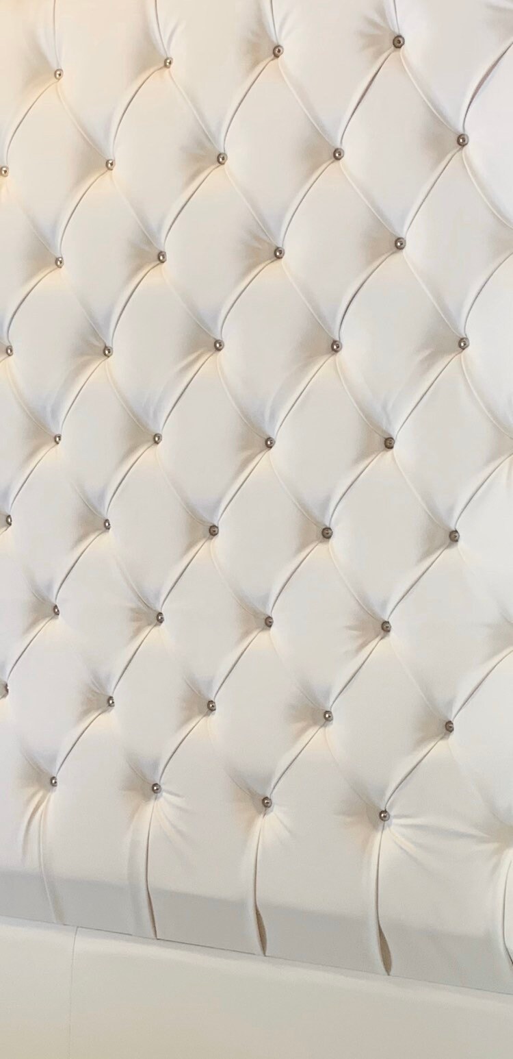 White Wingback Tufted Bed King Size Wing Back Tufted Bed | Etsy