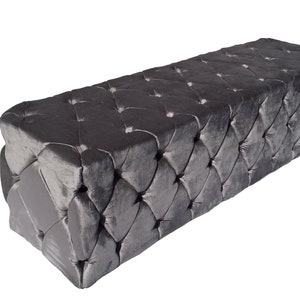 Charcoal Velvet Upholstery Fabric by the Yard - Charcoal Velvet Dark ...