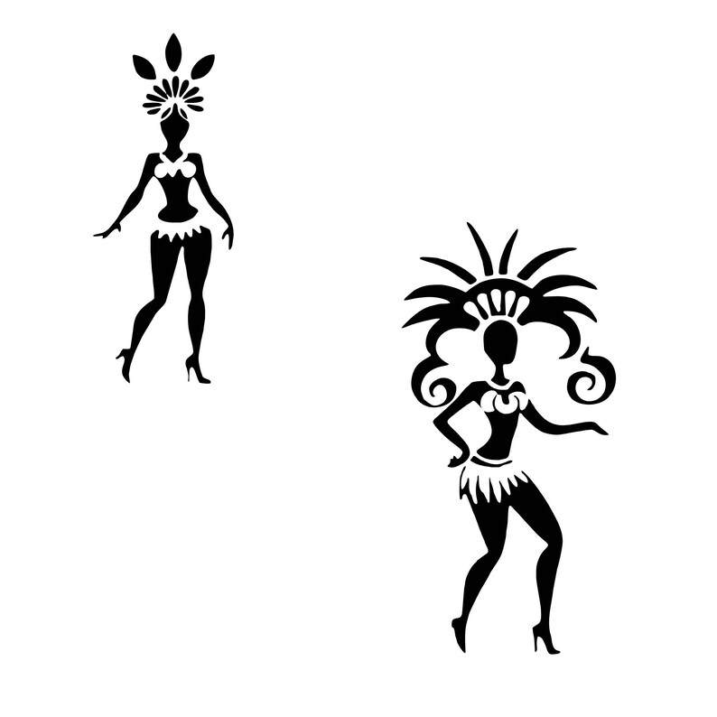 Hula Dancer Svg Bundle, Hawaiian Dancer Clipart, Dancer Vector, Hula ...