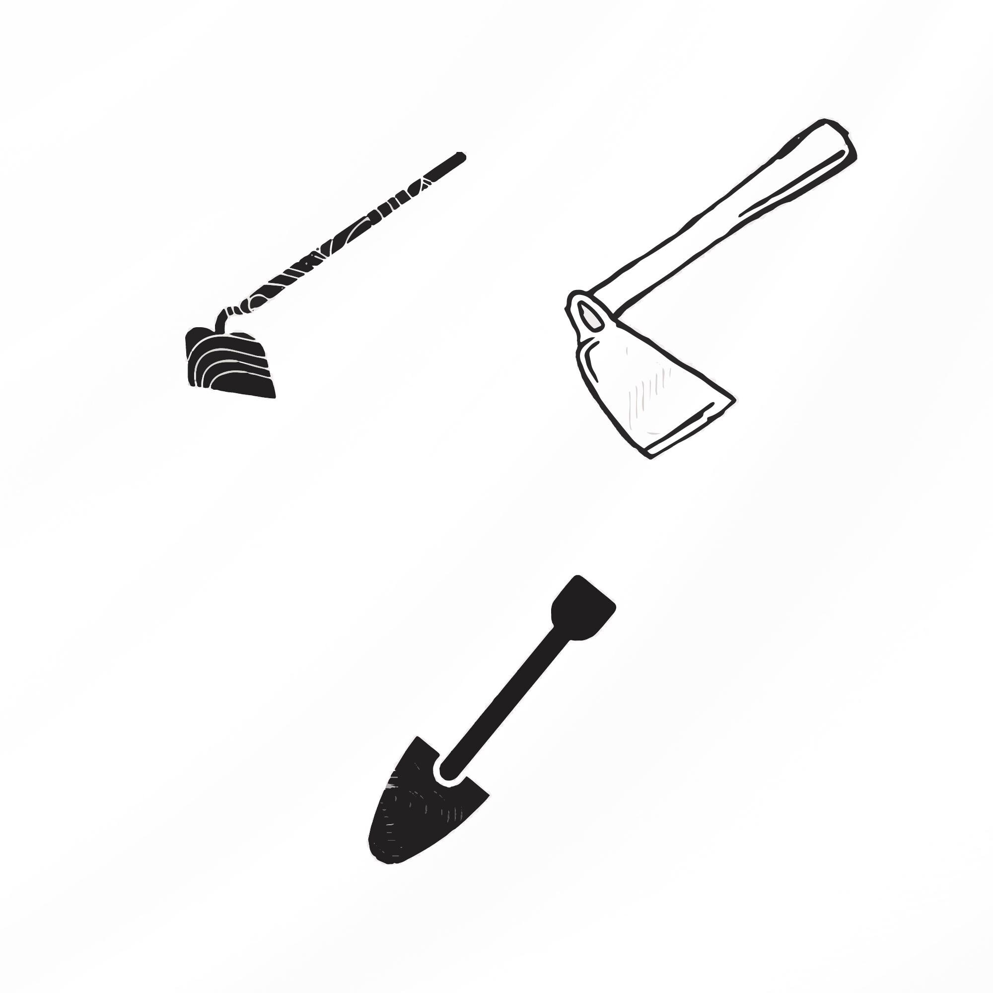 Garden Tools Svg Bundle, Garden Tools Clipart for Cricut, Garden Tools ...