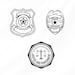 Police Badge Svg Bundle, Police Badge Clipart for Cricut, Badge ...